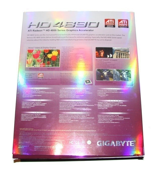 GIGABYTE Radeon HD 4890 1GB Graphics Card