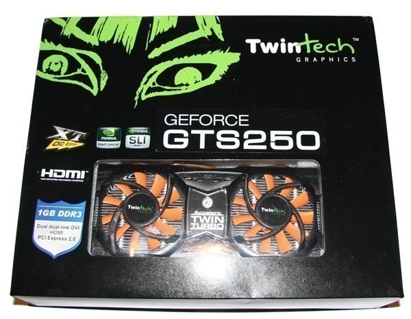 TwinTech GeForce GTS 250 XT OC 1GB Graphics Card