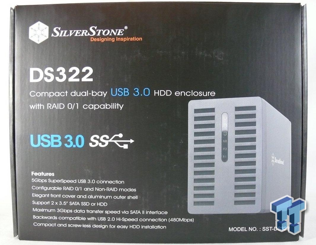 SilverStone DS322 Dual-Bay RAID Enclosure Review | TweakTown