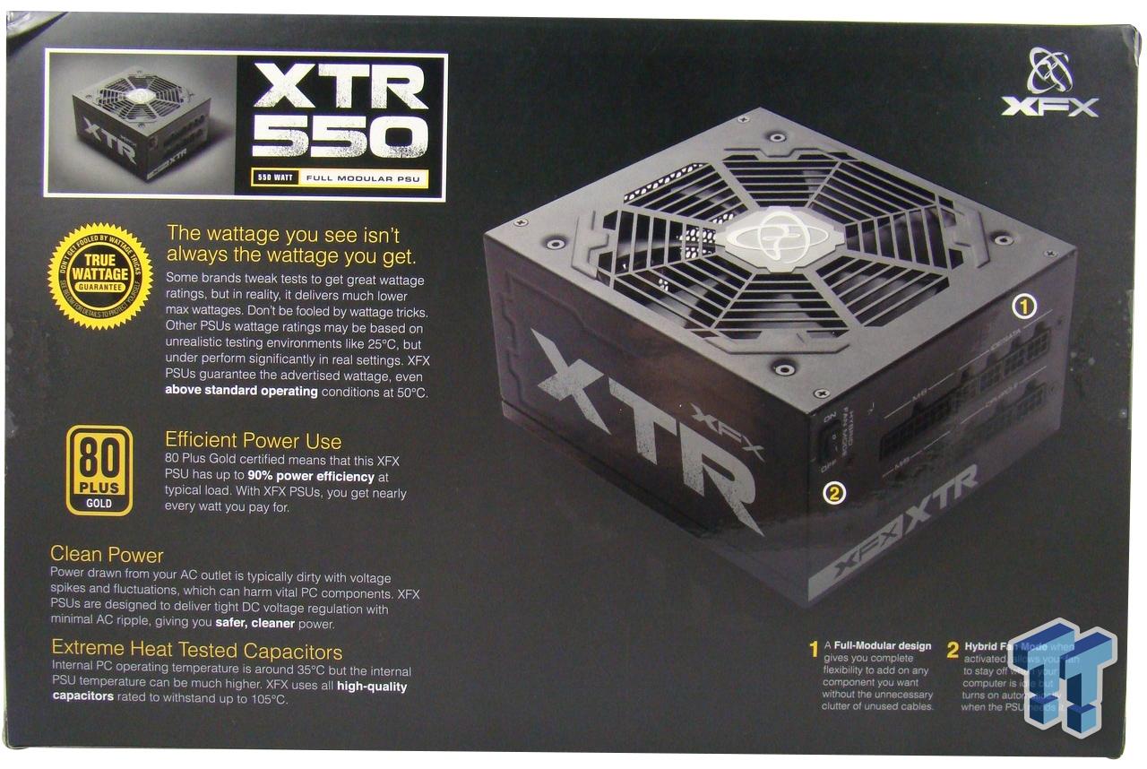 XFX XTR 550-Watt 80 PLUS Gold Power Supply Review | TweakTown