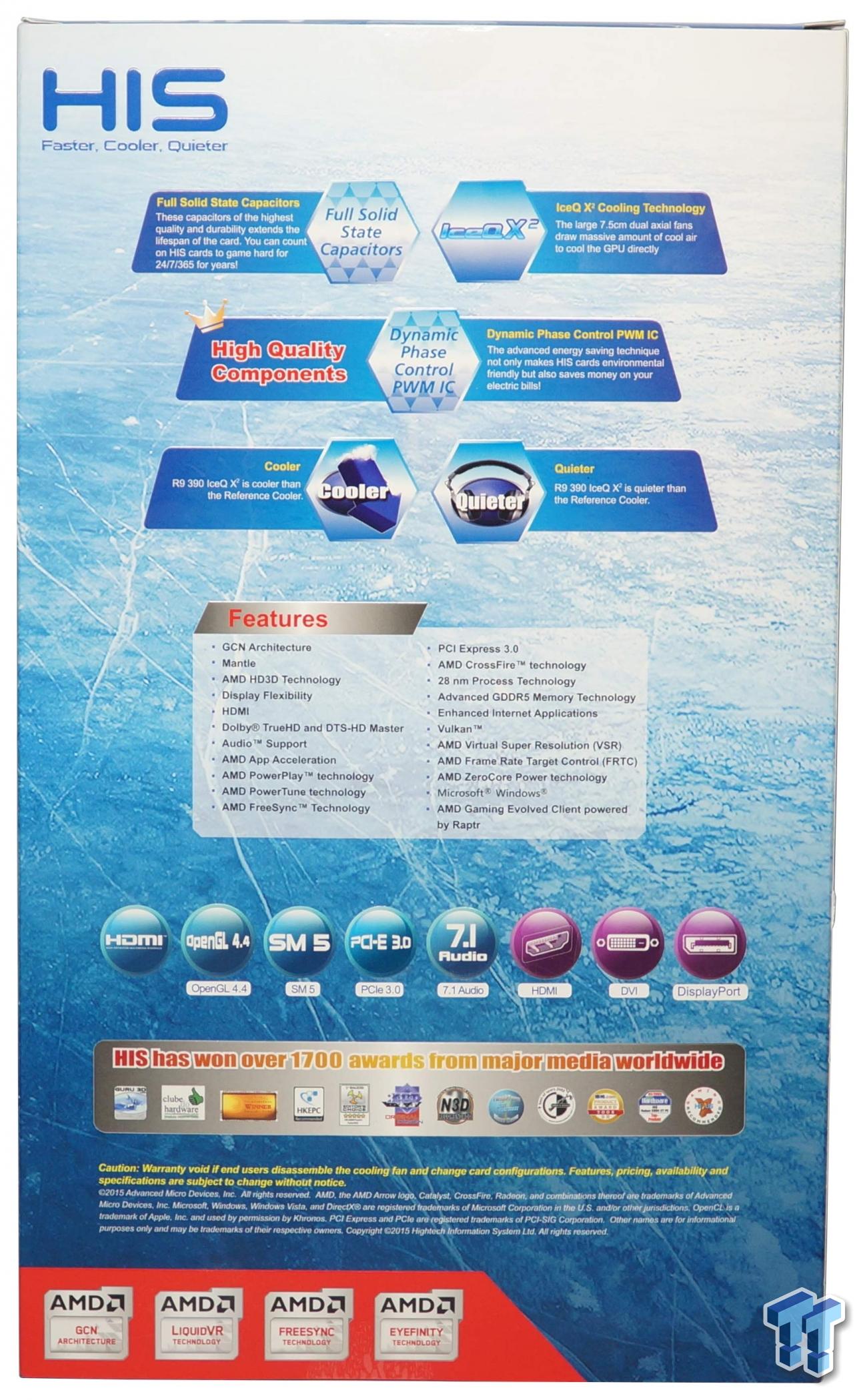 HIS Radeon R9 390 IceQ X2 OC 8GB Video Card Review | TweakTown