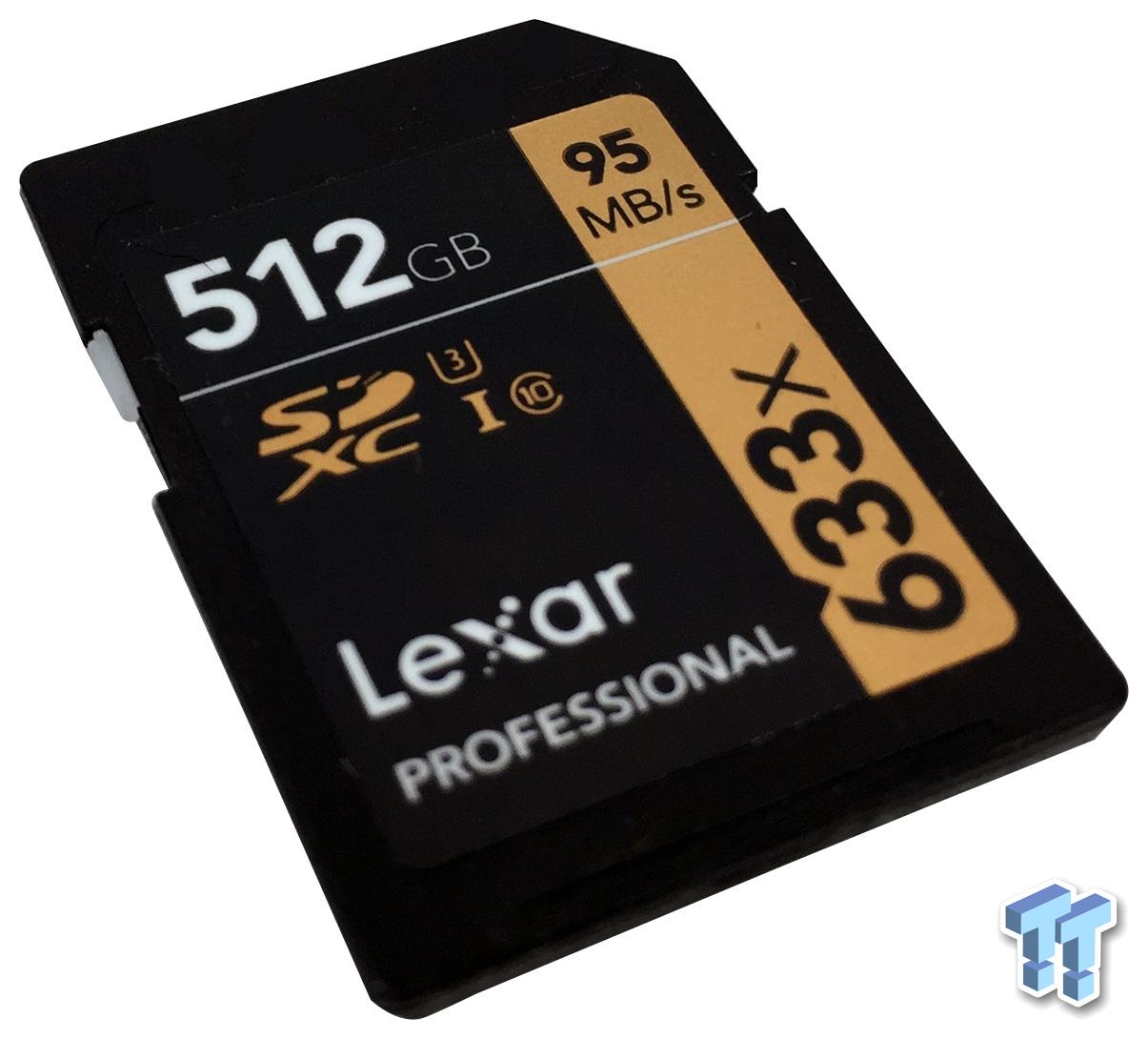 Lexar Professional 512GB SDXC UHS-I Memory Card Review | TweakTown