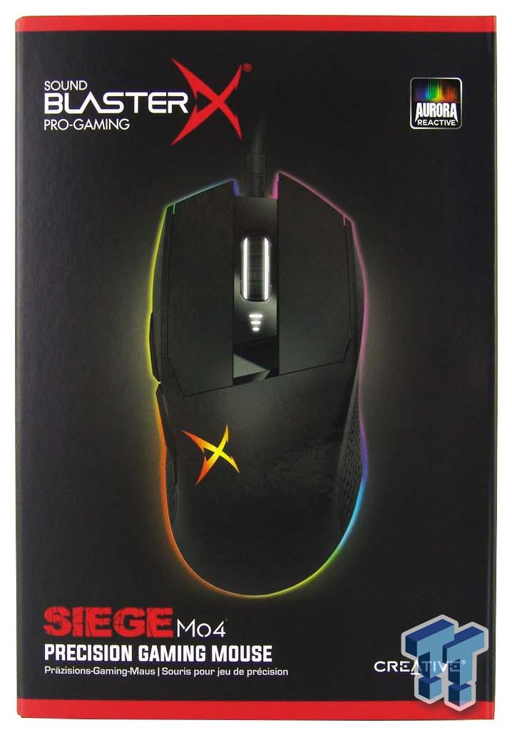 Sound BlasterX Pro-Gaming SIEGE M04 Gaming Mouse Review | TweakTown