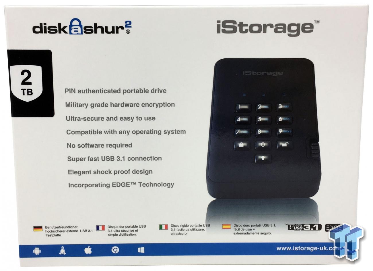 iStorage diskashur2 2TB External HDD Review | TweakTown