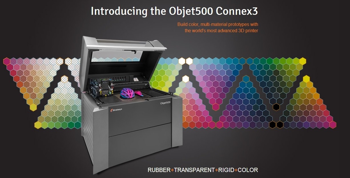Stratasys unveils Object500 Connex Color, a multi-material 3D Printer ...